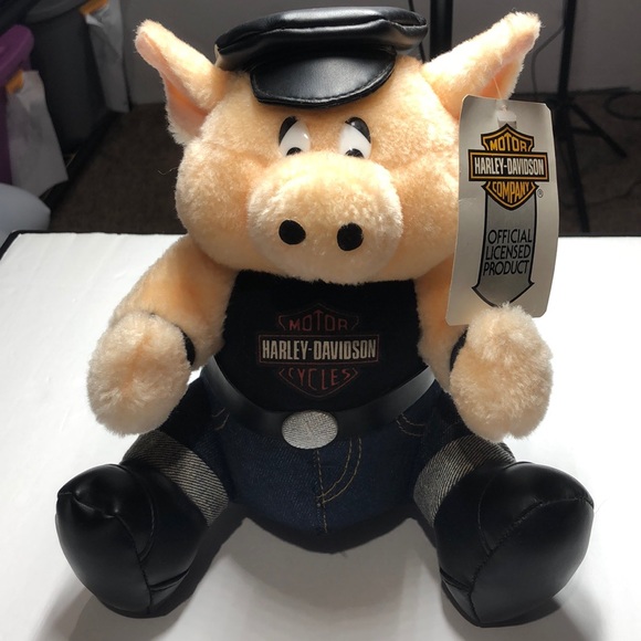 Harley-Davidson | Accents | Nwt Harley Davidson 992 Pig Stuff Animal ...